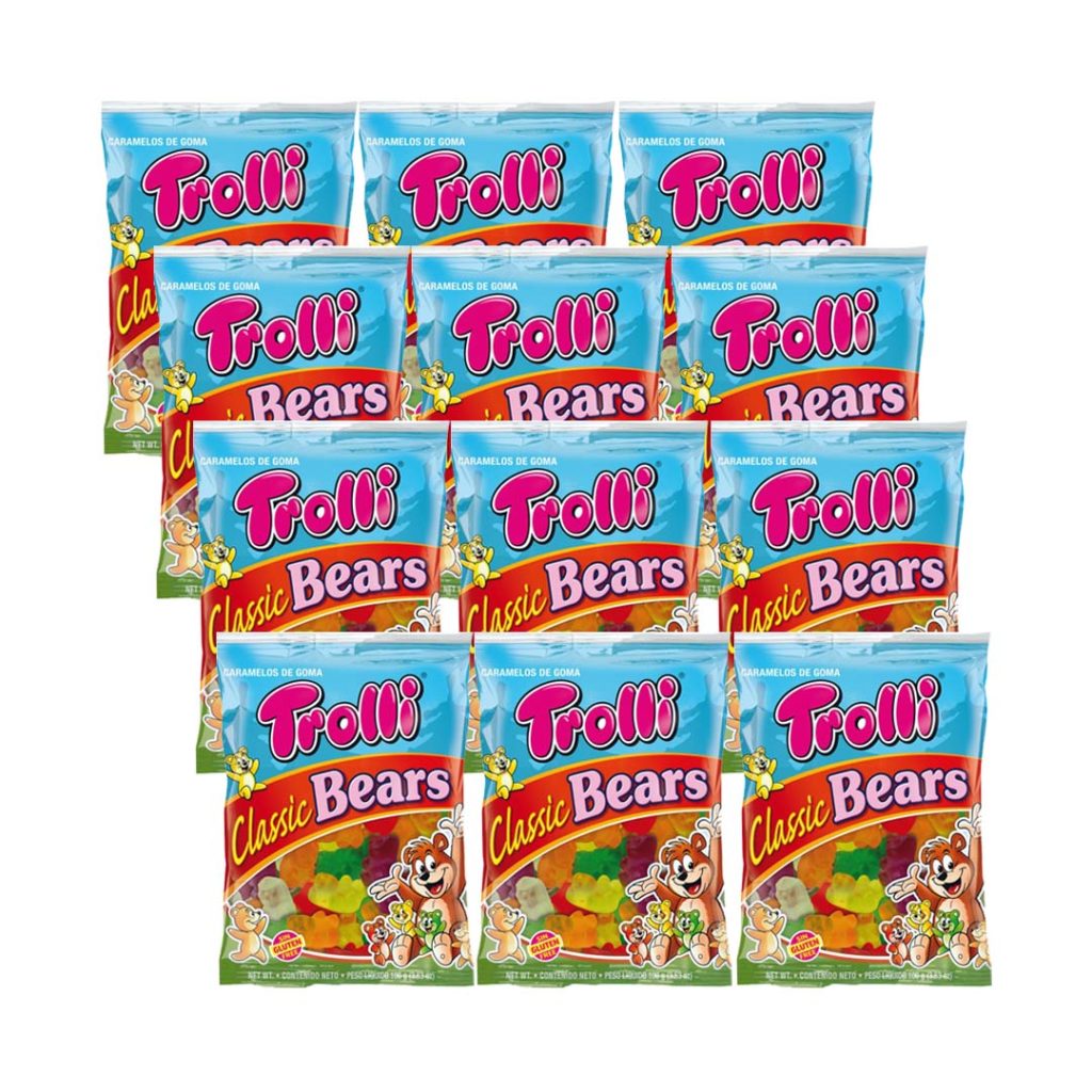 Trolli Classic Bears Gummy Candy 100g x 12 - Sweet Avenue