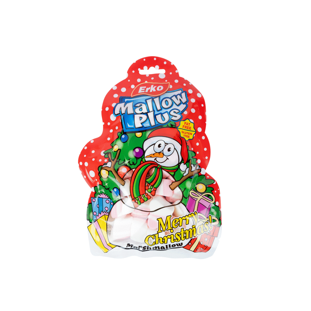 Erko Mallow Plus Marshmallow Snow Man 50g - Sweet Avenue